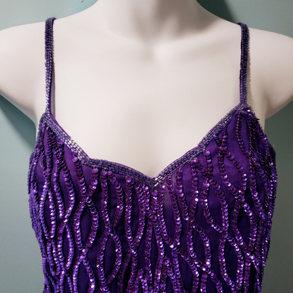 Mark & John Purple Sequin Dress - Gem